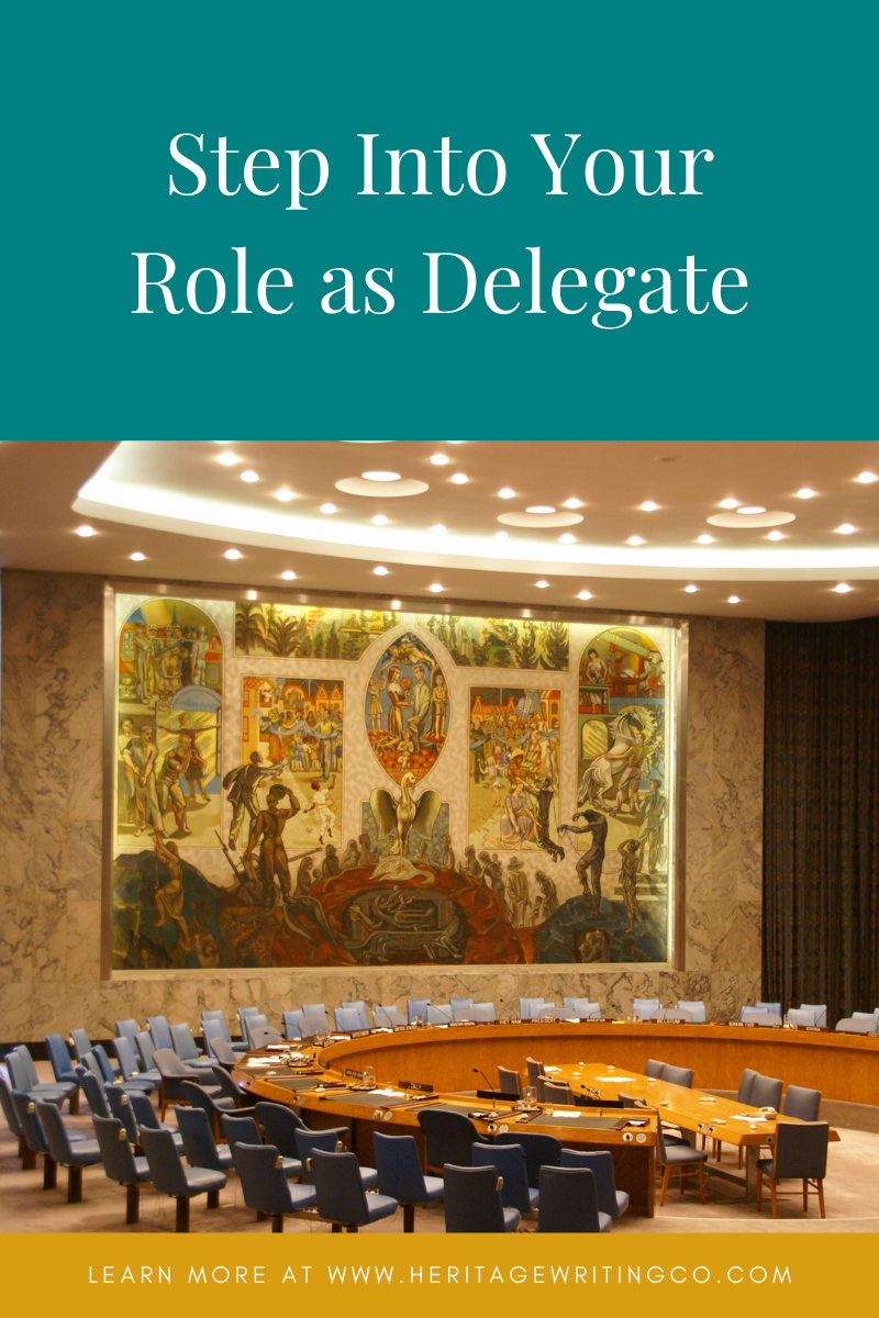 Step Into Your Role as Delegate – Heritage Writing Co.
